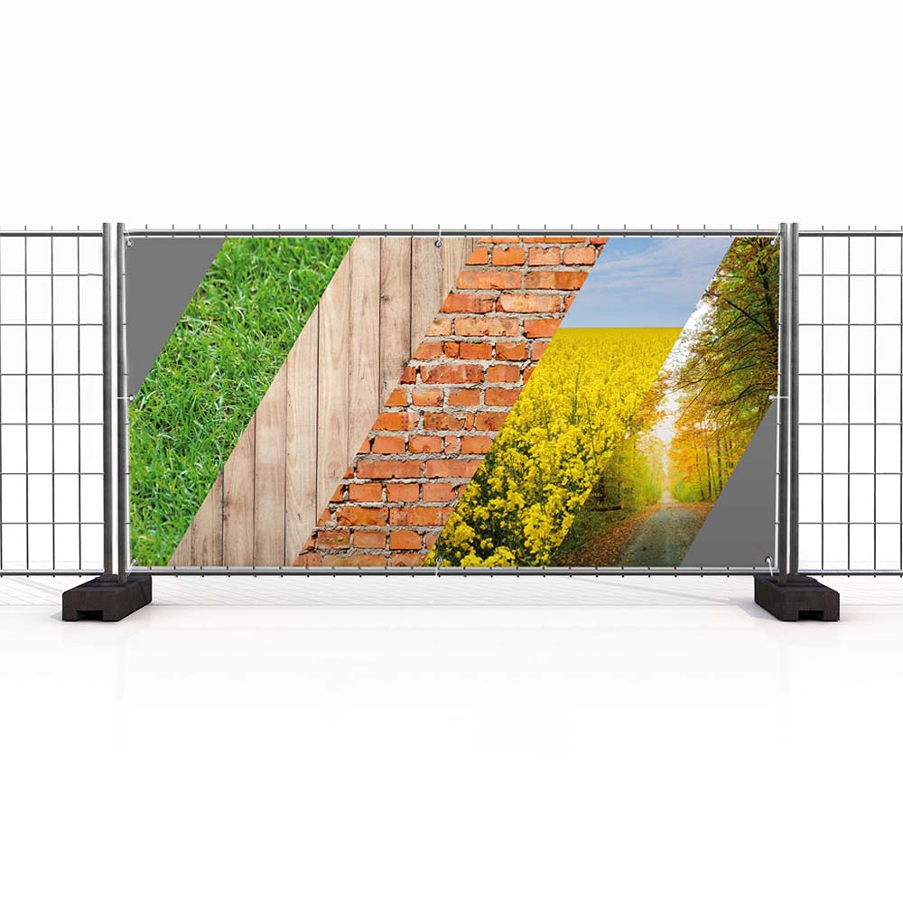 Bauzaunbanner Motivauswahl online drucken